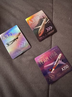 Delta Trading Cards A321,A330,A350 | eBay