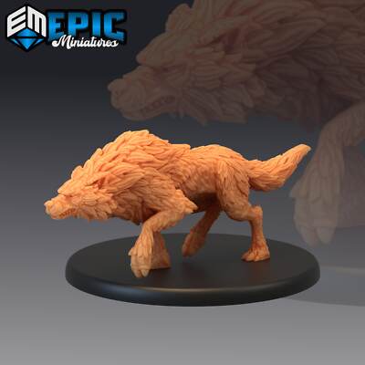 Winter Wolf | DnD Miniatures | Tabletop Gaming Miniature | Fantasy-War ...