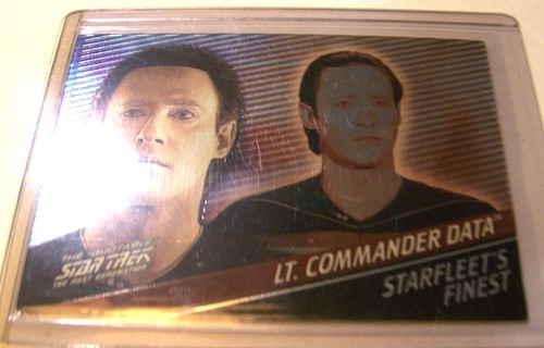 2005 RITTENHOUSE STAR TREK TNG STARFLEET'S FINEST LT. COMMANDER DATA F2 #215/399 | eBay