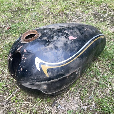 Triumph T100 Unit Petrol Fuel Gas Tank 1969 1970 1971 Twin Tap For ...