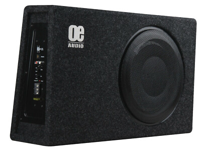 12" Slim VAN/TRUCK Active Powered Subwoofer with built in AMP 1400W | eBay