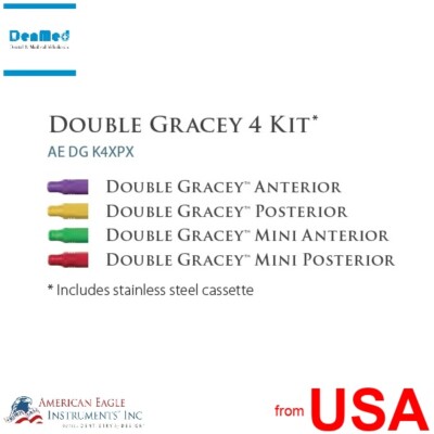 AMERICAN EAGLE - Double GRACEY 4-instrument kit with cassette sl5 ...