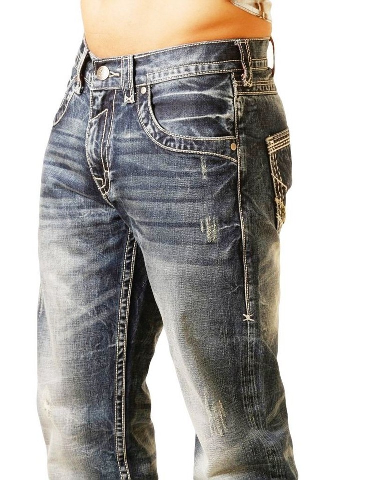 B. Tuff Western Denim Jeans Mens Torque Bootcut Rlx Dark Wash MTRQUE | eBay