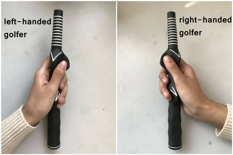 Golf Grip Training Aid Left Handed 2 Pcs Swing Trainer Standard ...