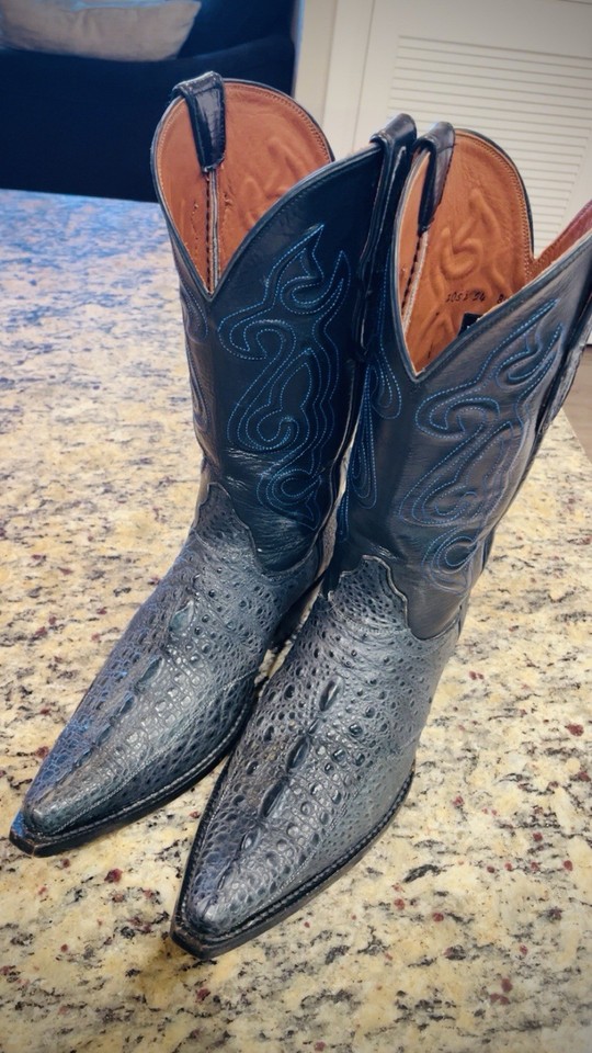 Black Jack Navy Snapping Turtle Boots - Men’s 8.5D | eBay