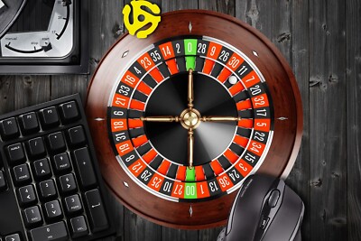 Roulette Wheel #1 Round Mouse Pad Mousepad Gamblers Gift | eBay