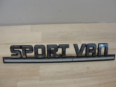 1984 1985 1986 1987 1988 1989 CHEVROLET GM CHEVY SPORT VAN EMBLEM ...
