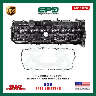 Cylinder Head Valve Cover w / Gasket Fits BMW B57 3.0 DIESEL ENGINE ...
