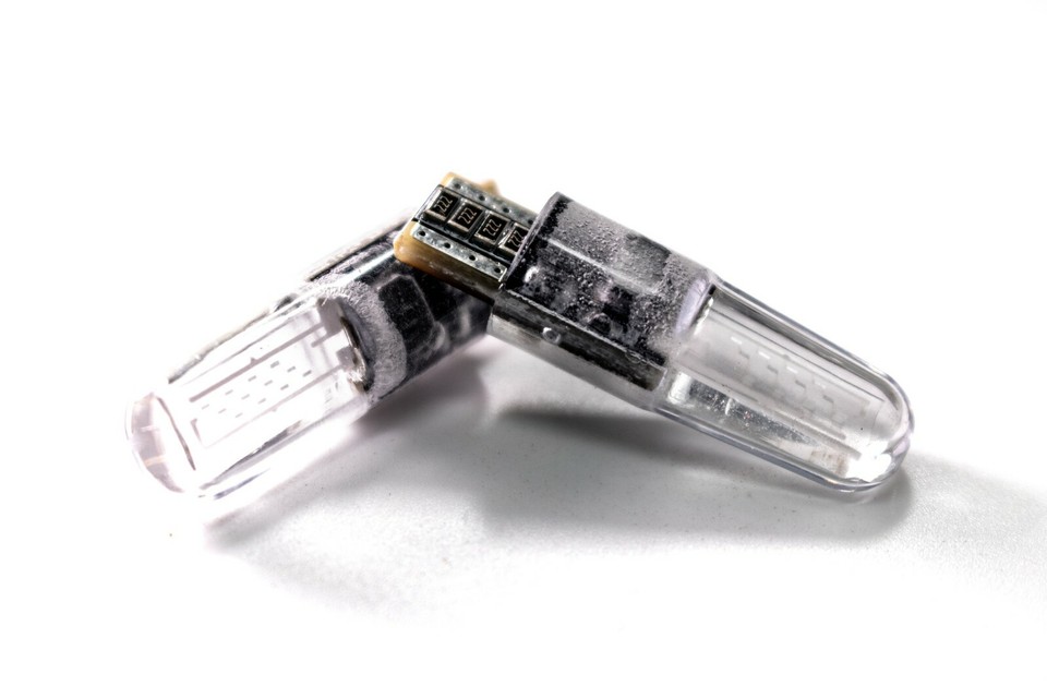 LED Vivid Red Rear Fog Light Bulbs for Audi Q3 Q5 Q7 Fiat 500L Mini ...