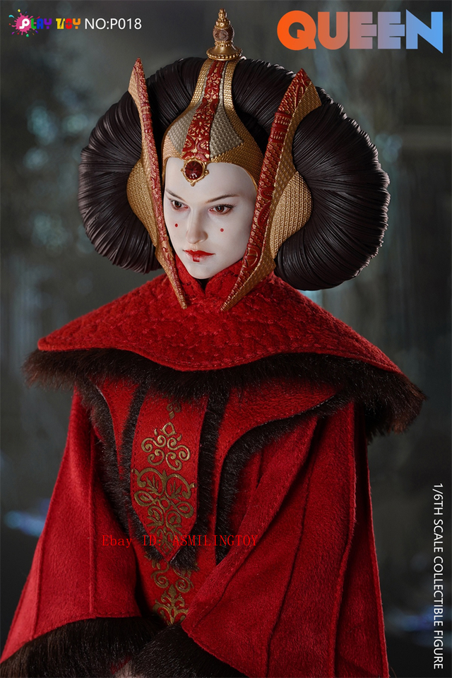 PLAY TOY P018 1/6 Star Wars Queen Amidala 12''Female Action Figure Toy ...