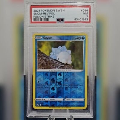 2021 Pokémon SWSH Snom Fusion Strike #084 Reverse Holo PSA 7 | eBay