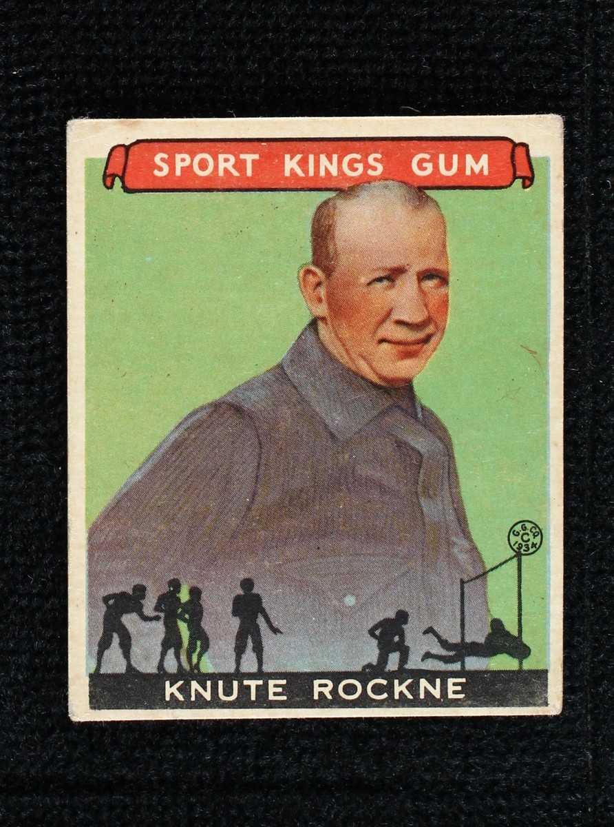 1933 Goudey Sport Kings Gum Knute Rockne #35 for sale | eBay