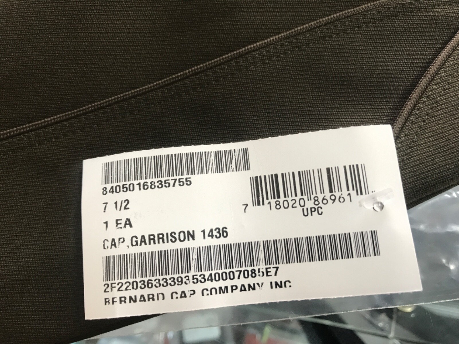 AGSU Male Army Green Service Uniform Cap Garrison Unisex 71/2 | eBay