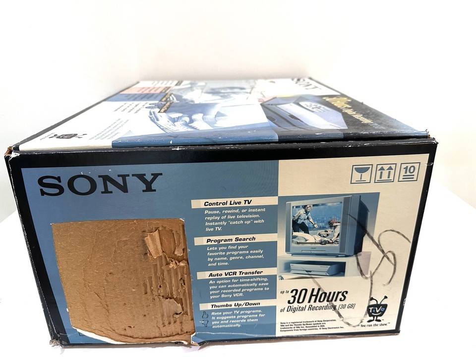 SONY SVR-2000 TiVo DVR Digital Recorder w Remote Upgraded Ethernet +160 ...