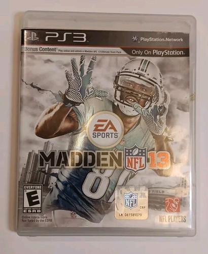Madden NFL 13 Sony PlayStation 3 2012 PS3 Video Game | eBay