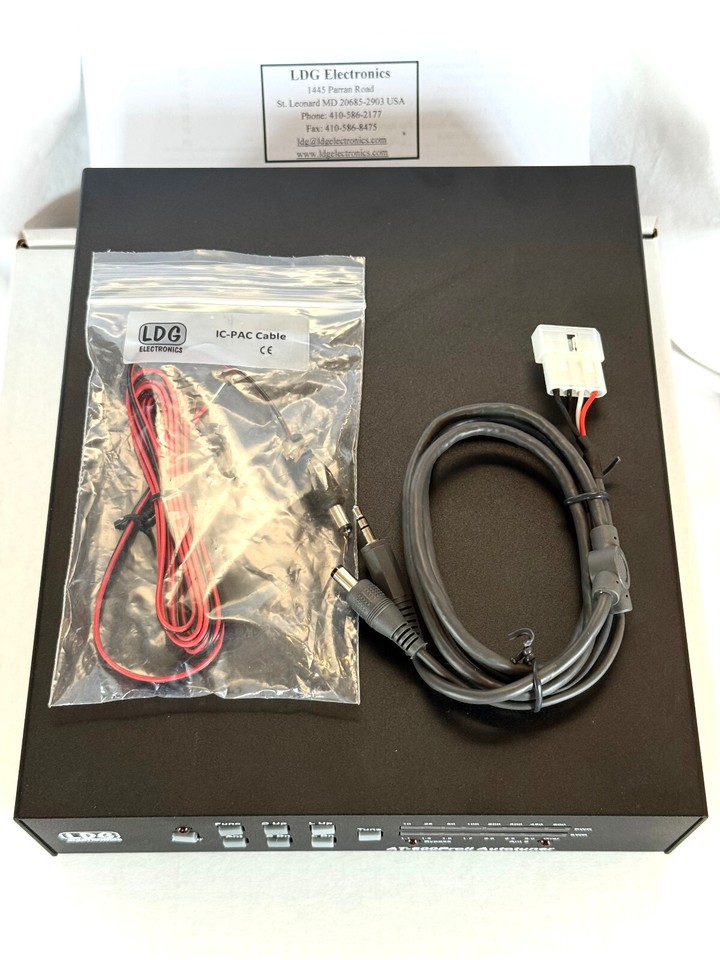 LDG Electronics AT-600ProII 600W Antenna Tuner w/ user manual ...