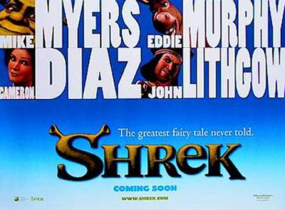 Shrek Original Movie Poster | eBay UK