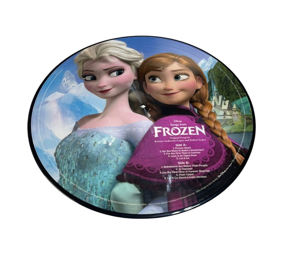 Disney Frozen Picture Cartoon Record Disney Frozen Soundtrack Vinyl ...