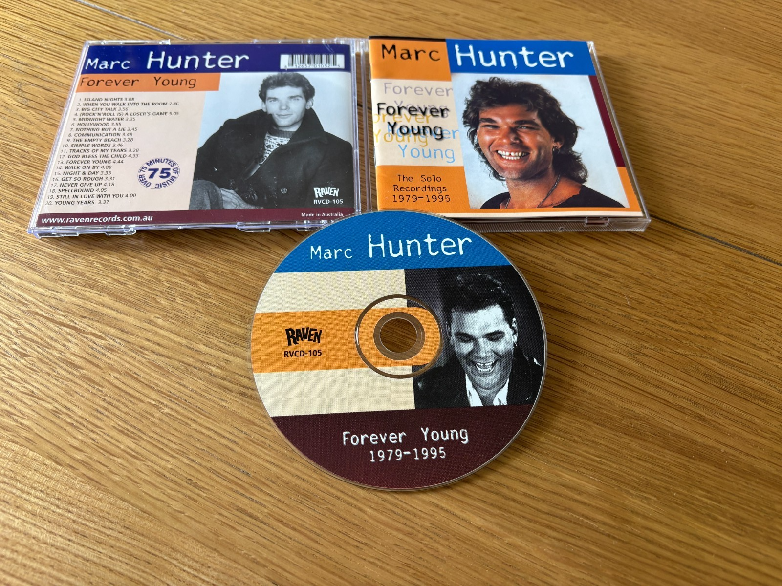 MARC HUNTER - FOREVER YOUNG 1979 - 1995 - RAVEN MEGA RARE AUSTRALIAN CD ...