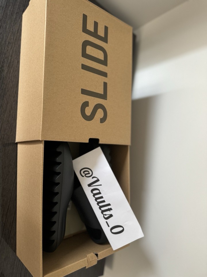 Adidas Yeezy Slide Onyx (HQ6448) Men's Size 8 (100% Authentic With ...