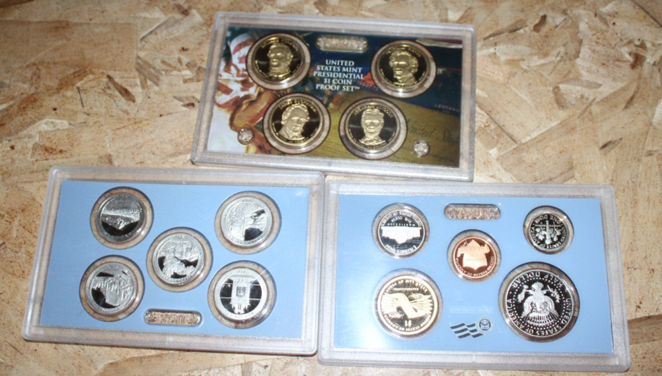 2010 S UNITED STATES MINT PROOF SET STATE QUARTERS PRESDENTIAL DOLLARS ...