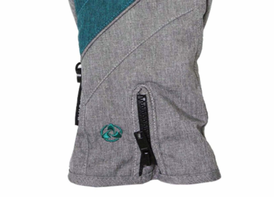 Gloves Lg - Teal & Gray Women's Thinsulate 80g NWT | eBay