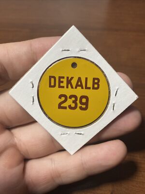 NOS NEAR MINT ~1940's era DEKALB SEED CORN 239 Old Seed Corn Bag Tag ...