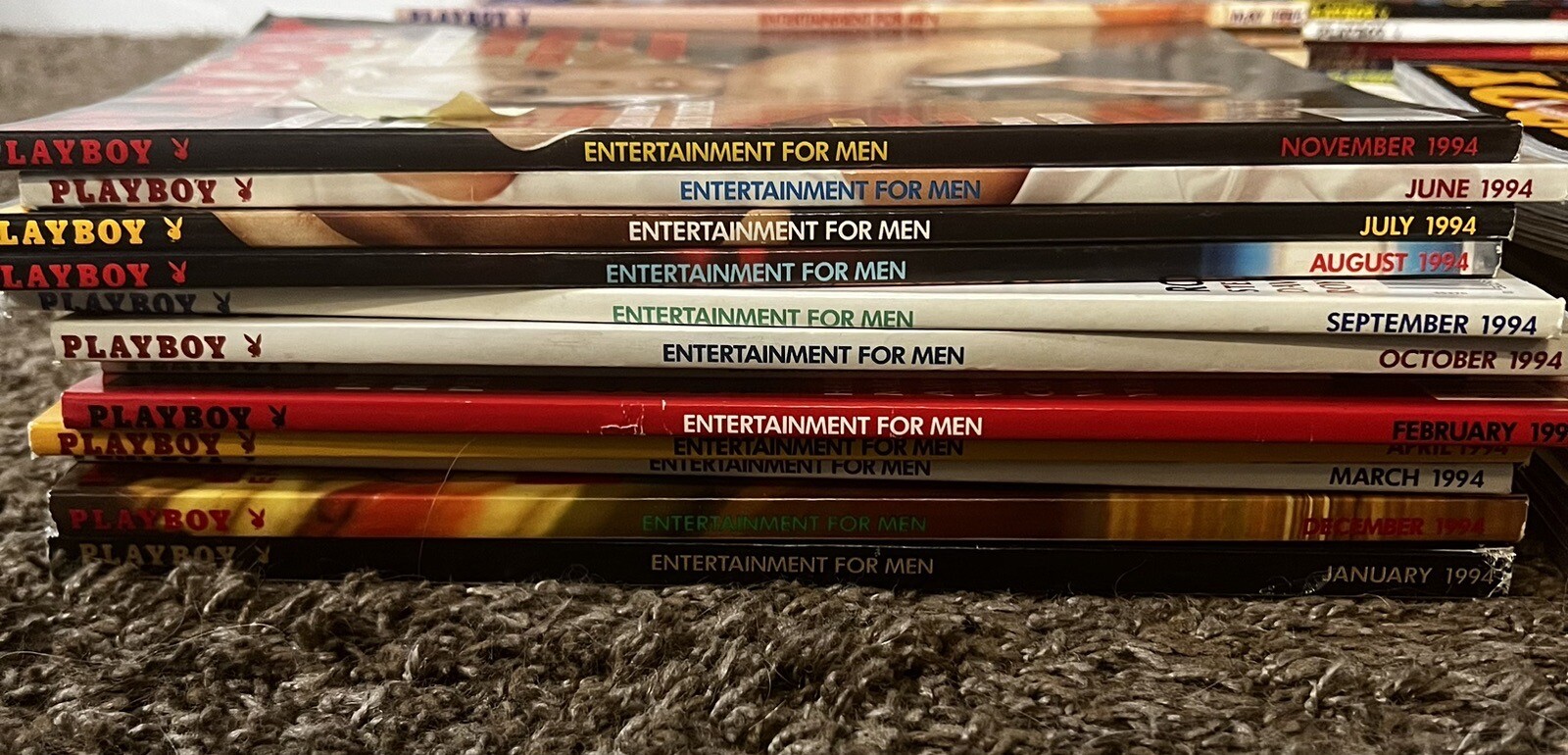 HUGE 97 Lot 1990s Playboy Magazine Lot Including Rare Editions From ...