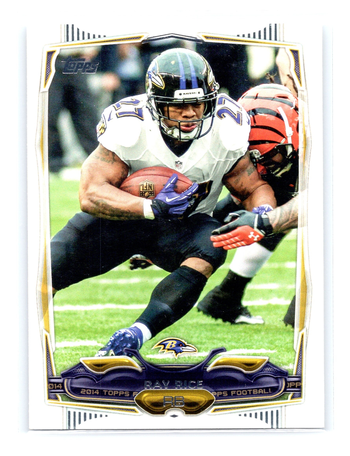 2014 Topps Football #245 Ray Rice Baltimore Ravens | eBay
