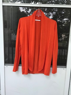 CYRUS Orange OPEN FRONT CARDIGAN SIZE S | eBay