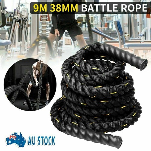 Heavy Home Gym Battle Rope Battling Strength Training Exercise Fitness ...