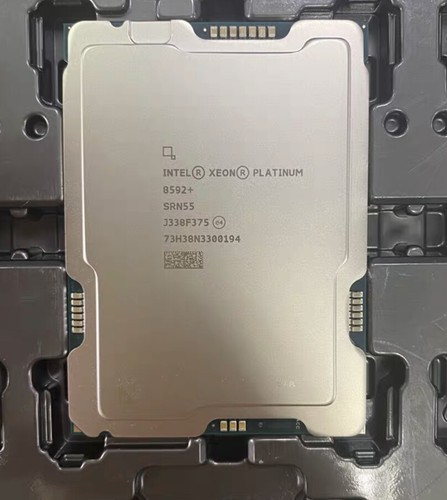 Intel Xeon Platinum 8592+ QS CPU LGA4677 1.9 GHz 64 Cores 128 Threads ...