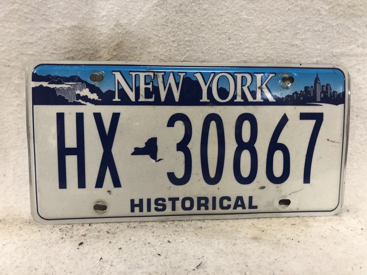Old New York License Plates
