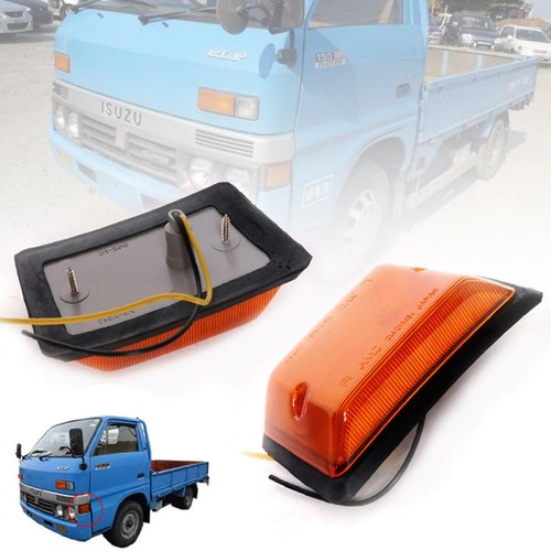 Pair Side Marker Lamp Indicator Light Fit Isuzu ELF TL80 TL82 Truck ...