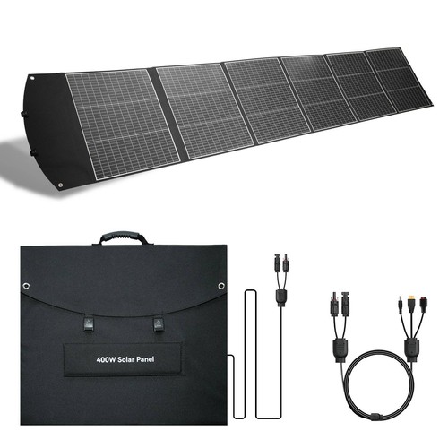 400W Foldable Suitcase Solar Panel with MC4 Output for Power Station ...