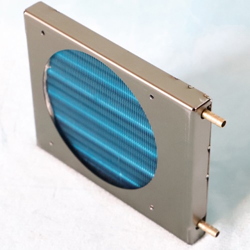 Mini Condenser Radiator Copper Tube Fin DN1X120 Evaporator | eBay