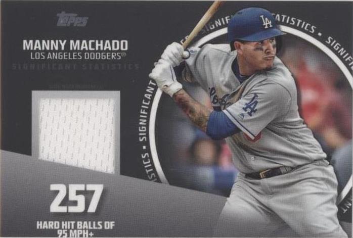 2019 Topps - Significant Statistics Relics Manny Machado #SSR-MM /99 ...