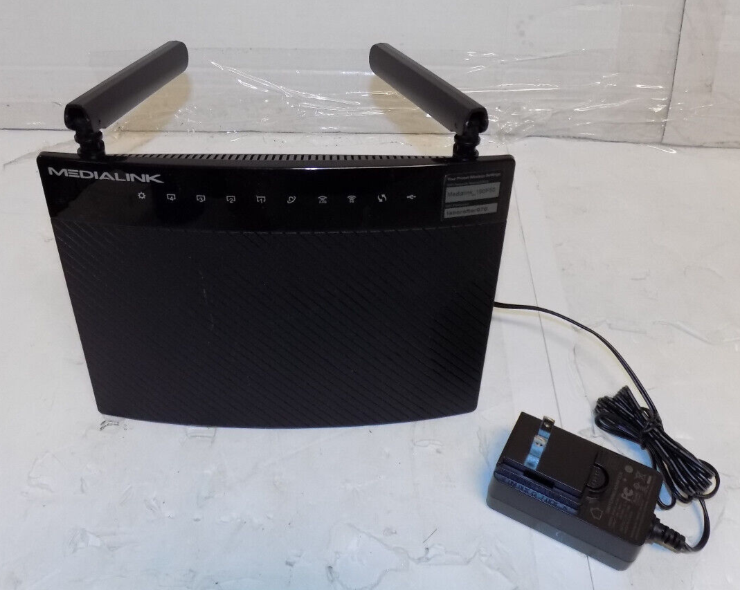 MediaLink AC1200 Wireless Gigabit Router Model MLWR-AC1200 | eBay