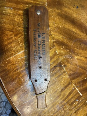 LYNCH'S WOODEN TURKEY BOX CALL, OLDER MODEL 1958 - MADE IN THE USA | eBay