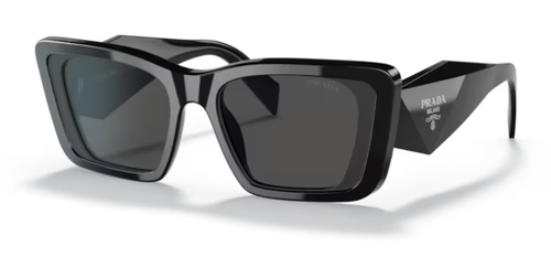 Prada Sunglasses 0PR 08YSF 1AB5S0 - Black 51-18-145-3N (XS) | eBay