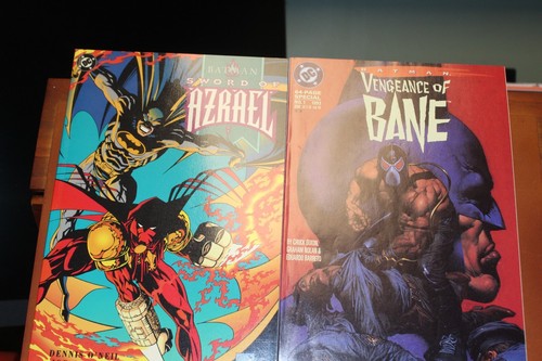 4 DC COMIC'S BATMAN VENGEANCE OF BANE,SWORD OF AZRAEL DARK KNIGHT ...