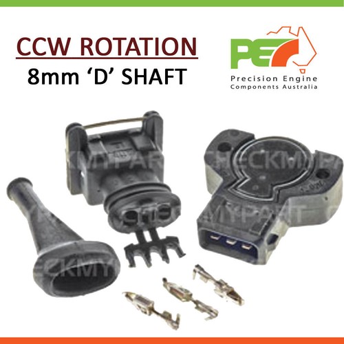 Universal 3 Pin Counter Clockwise Rotating 8mm D Shaft Throttle ...