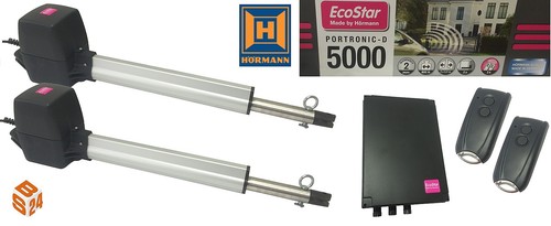 EcoStar Portronic 5000 Swing Gate Opener Hormann 2 Motor Electric ...
