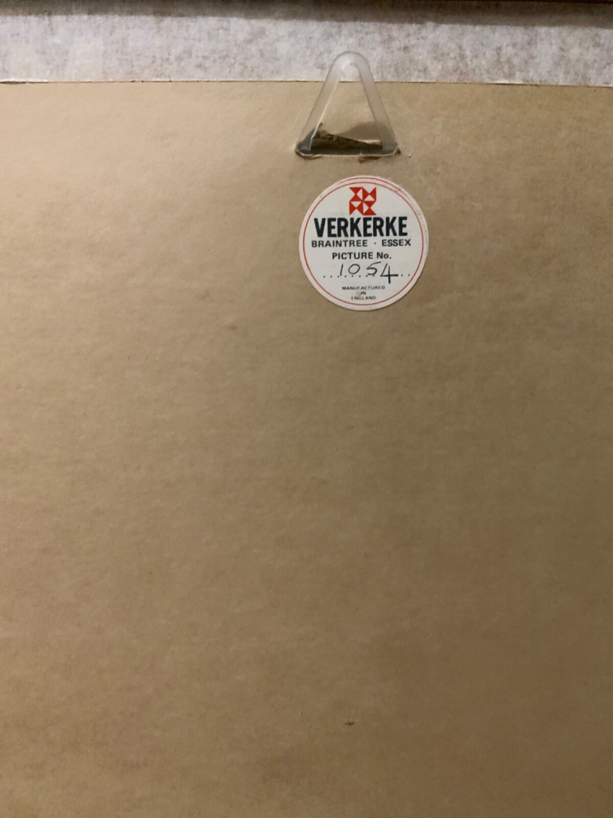 Verkerke Picture Beautiful lady rainbow Print. VINTAGE 80s art poster ...