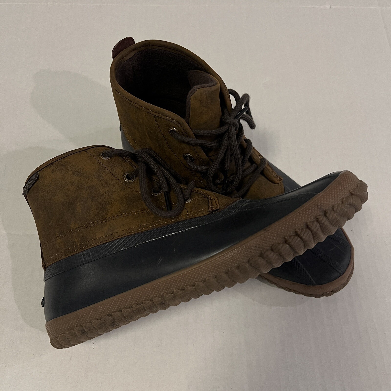 Sperry Top-Sider Breakwater Mens Duck Boot Size 9 Lace Blue Brown | eBay