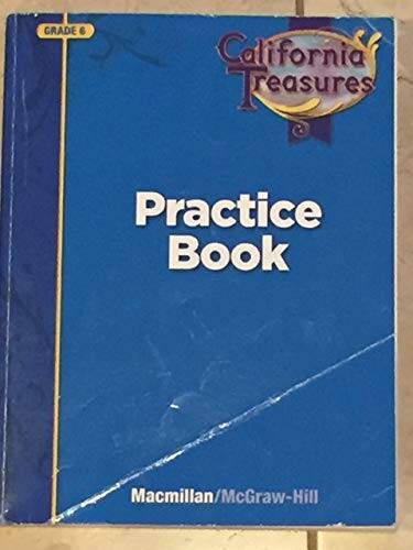 Practice Book Grade 6 (California Treasures) - Paperback - VERY GOOD | eBay