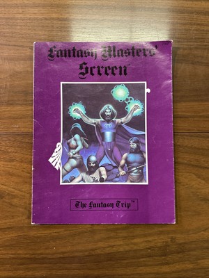 The Fantasy Trip: Fantasy Masters' Screen - folio gm dm rpg 1981 ...
