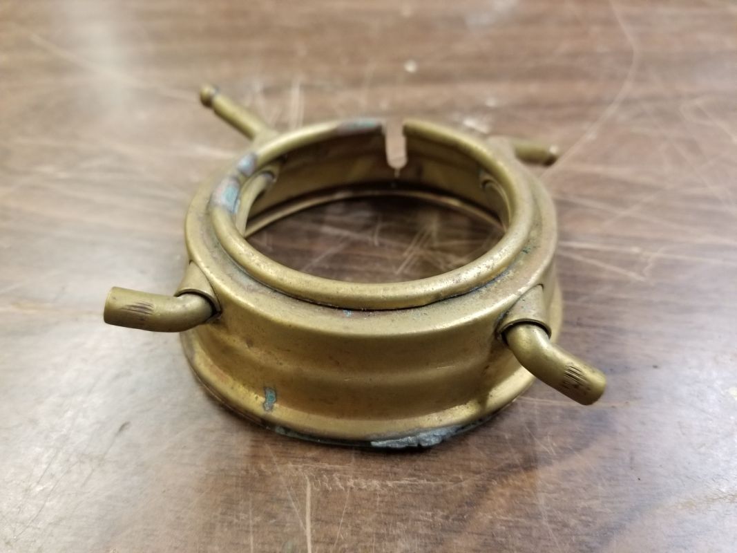 1909-14 Ford Model T Brass Cowl Light Part Edmund & Jones E&J Jno .W ...