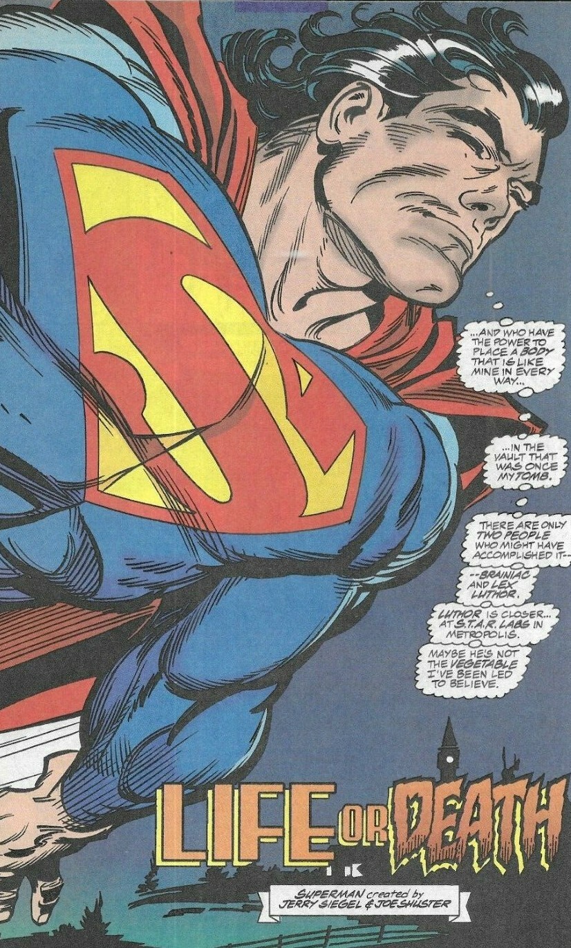Superman Comic 39 Man Of Steel Cover A First Print 1994 Louise Simonson ...