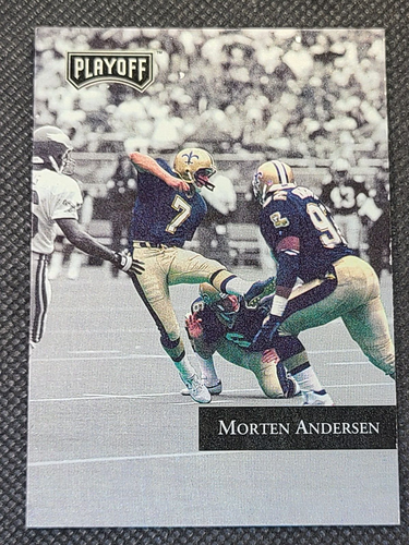 1992 Playoff Morten Andersen #92 New Orleans Saints Football Card | eBay